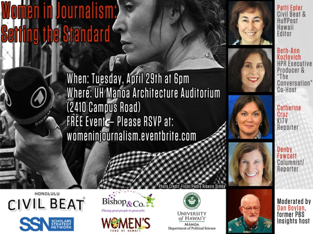 Women in Journalism: Setting The Standard - Honolulu Civil Beat
