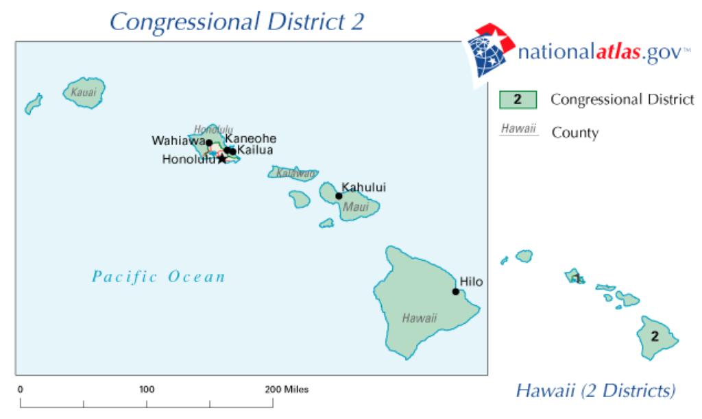 Oahu Dominates 'Rural' 2nd Congressional District - Honolulu Civil Beat