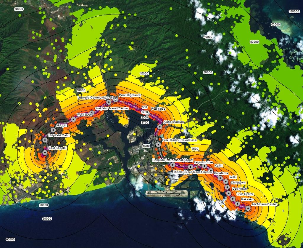 Most Oahu Parcels Within Two Miles of Rail Station - Honolulu Civil Beat