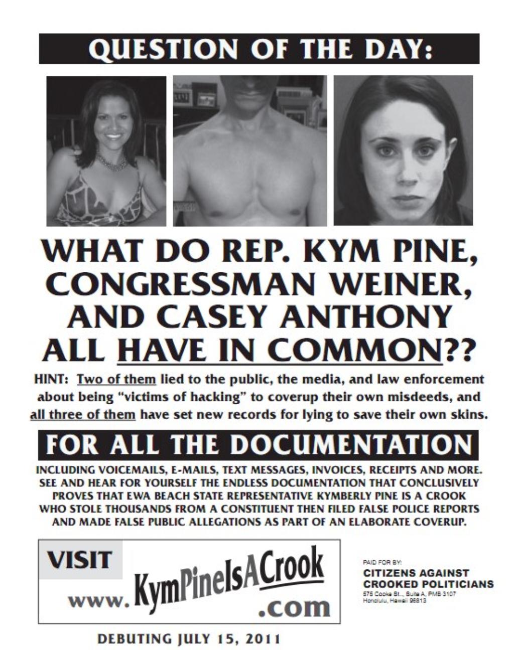 Kymberly Pine Hit With Another Online Attack - Honolulu Civil Beat