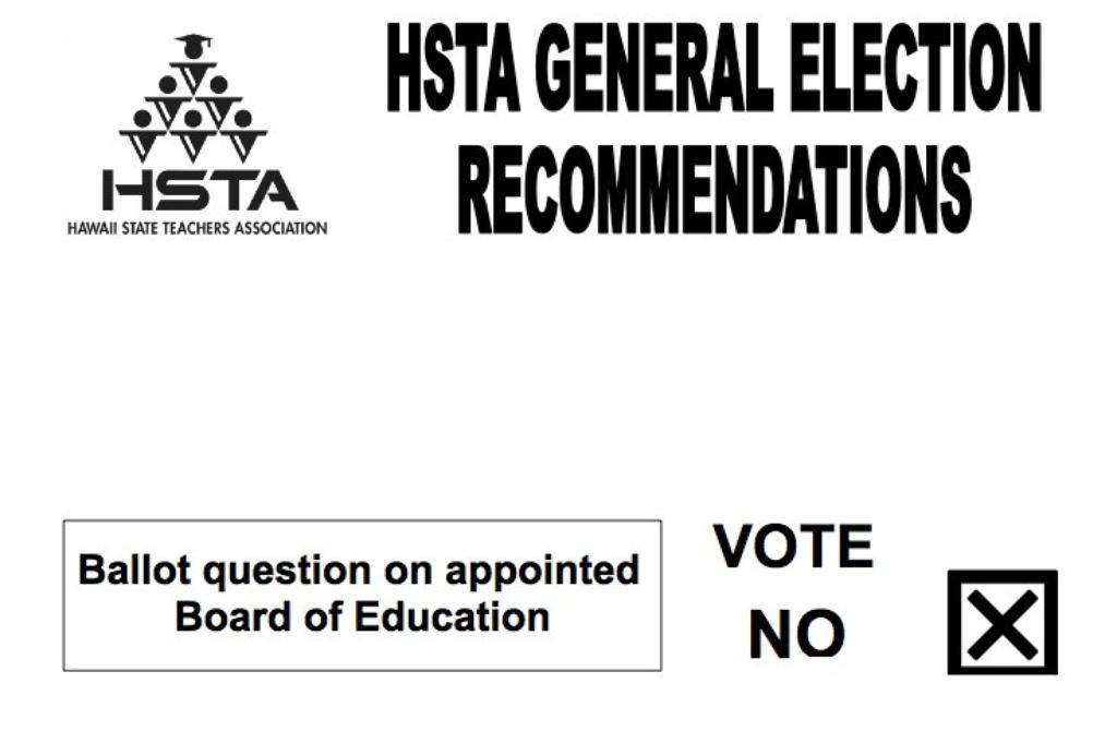 HSTA to Teachers: "NO" - Honolulu Civil Beat