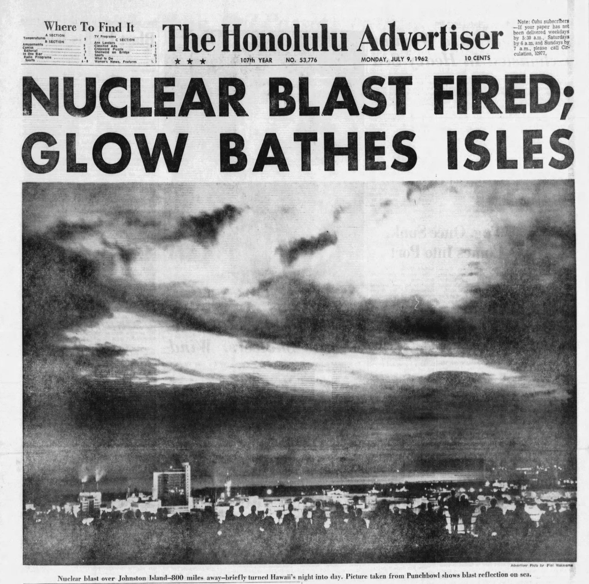 Offshore Podcast: When Hawaii Welcomed A Nuclear Blast - Honolulu Civil ...