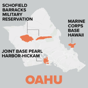military bases, locator map, map - Honolulu Civil Beat