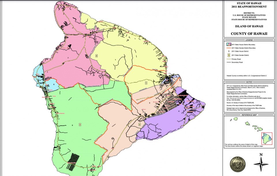 Redrawing Of Hawaii's Political Boundaries Could Stretch Into Early ...