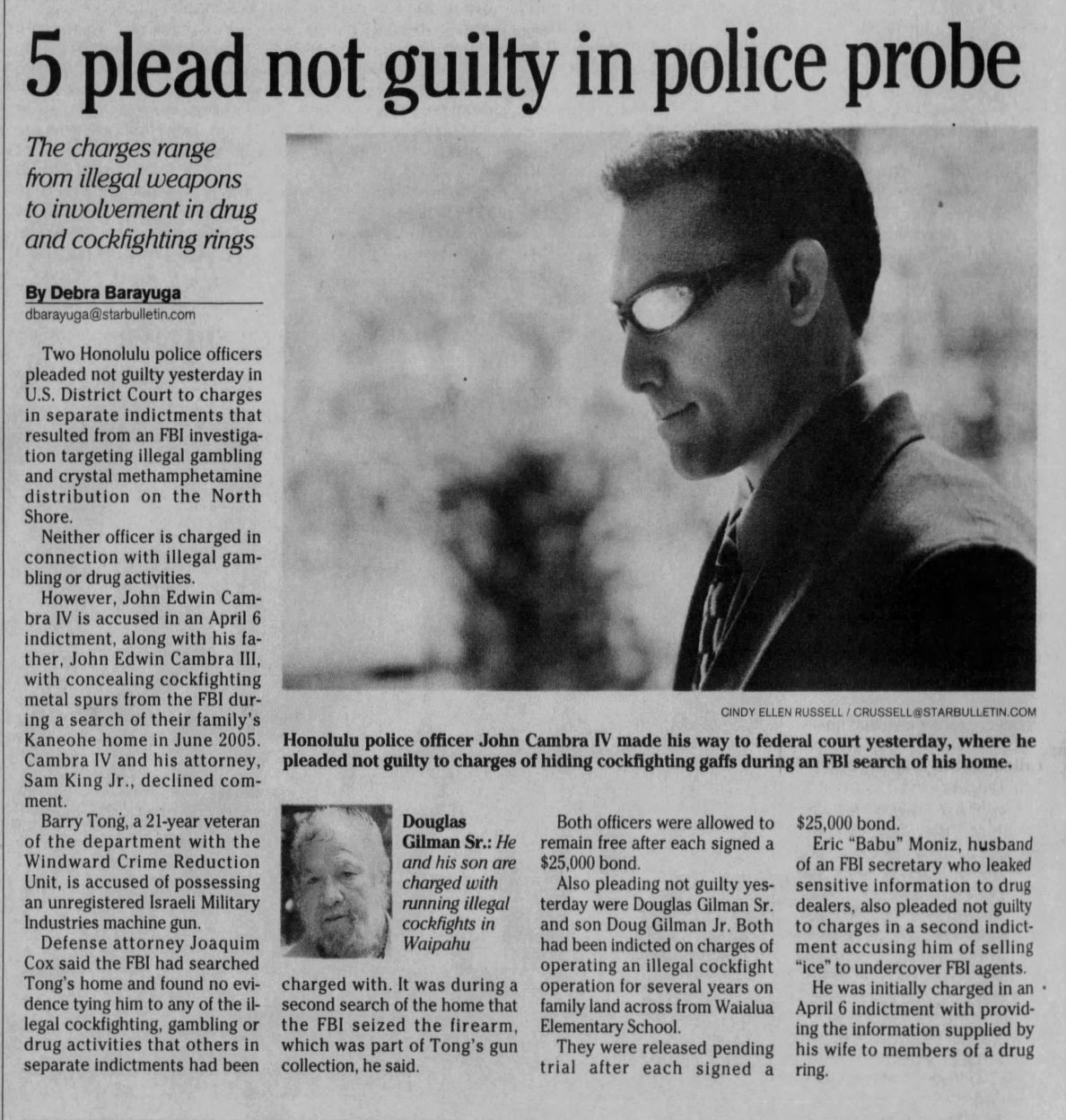 Cockfights And Corruption: How Police Arbitration Kept This Cop On The ...