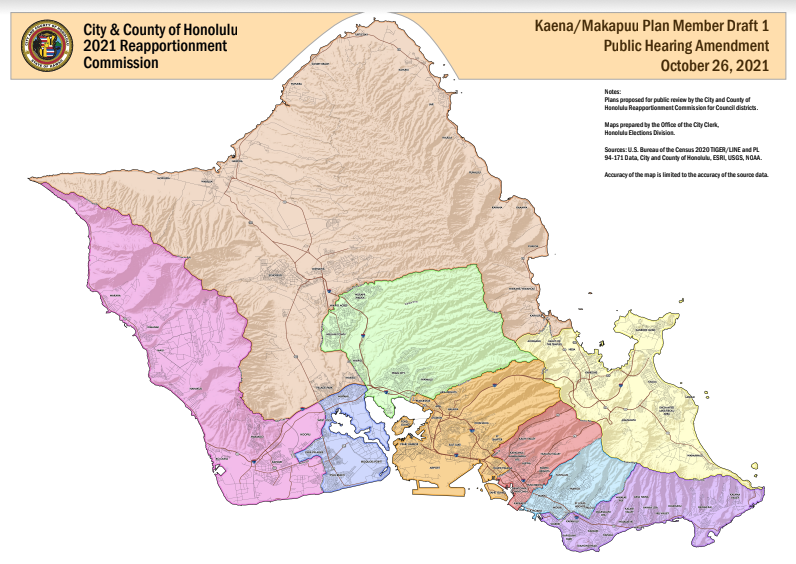 Oahu Commission Approves Final Redistricting Plan For City Council ...