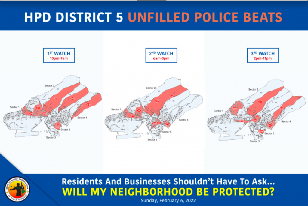 Lack Of HPD Patrols Jeopardizes Public Safety, Police Union Says ...