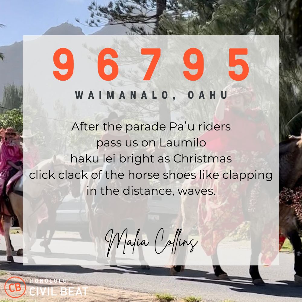 Neighborhood Haiku Poetry Contest 2022 - Honolulu Civil Beat