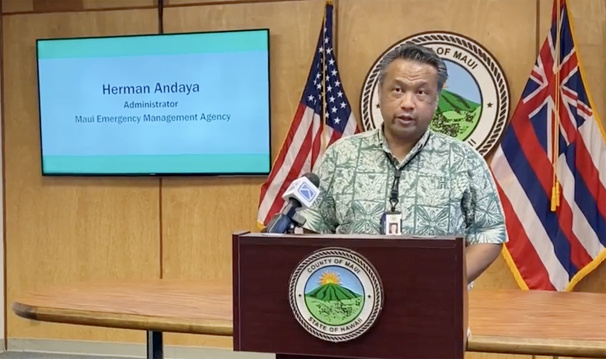 Maui Emergency Chief Defends Decision Not To Activate Warning Sirens - Honolulu Civil Beat