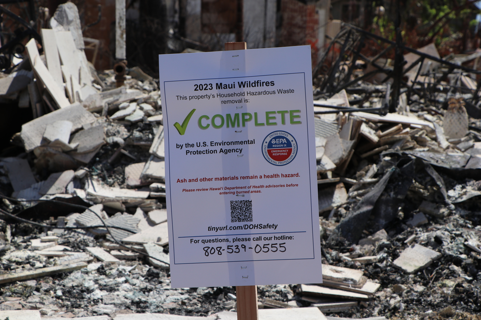 EPA Completes Fire-Related Cleanup On Maui - Honolulu Civil Beat