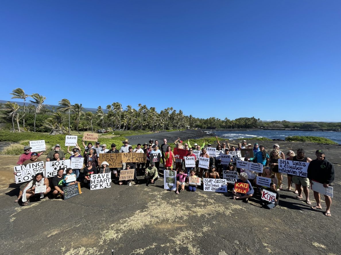 Hundreds Of Hawaii Island Residents Protest Proposed Housing Project In ...