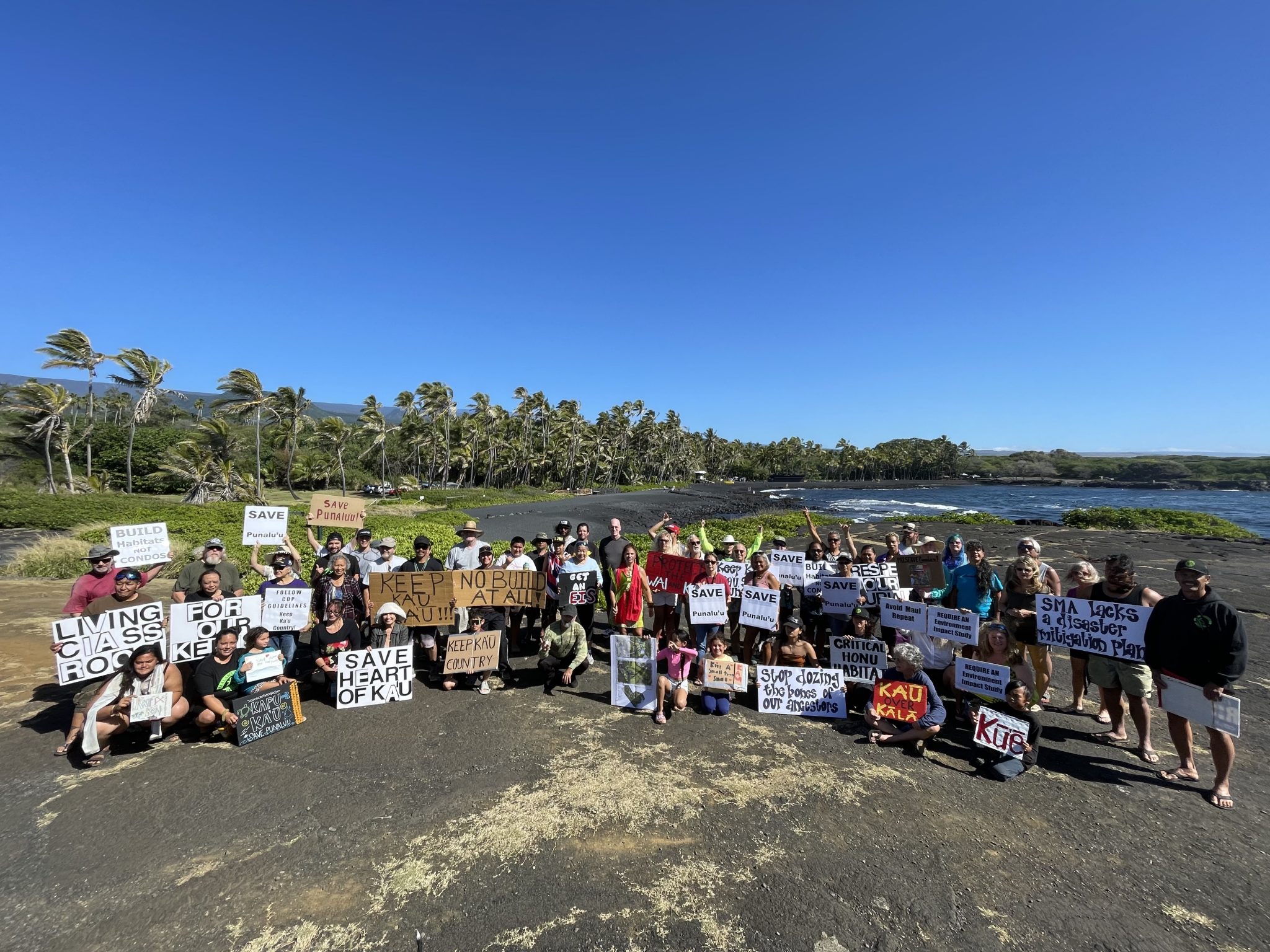 Hundreds Of Hawaii Island Residents Protest Proposed Housing Project In ...